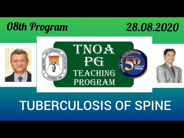 TNOA Video of the day - 04/12/2023 : TUBERCULOSIS OF SPINE - Tamilnadu ...